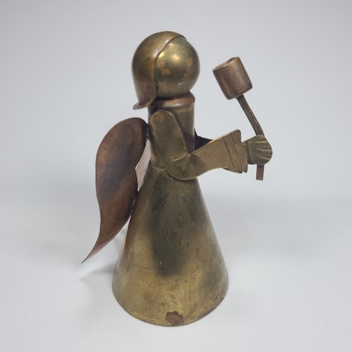 Brass Copper Metal Angel Figurine Small Ornament Handmade Rustic ...