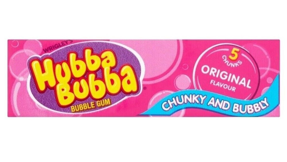 20x Wrigley's Hubba Bubba Original Flavor Chunkier & Bubblier Bubble ...