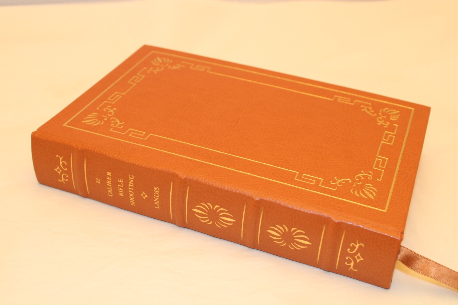 .22 CALIBER RIFLE SHOOTING book Firearms Classics Library Leather C S ...