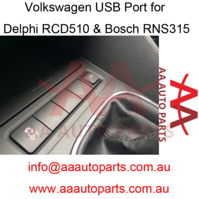 Volkswagen USB Port for Golf Jetta MK5 MK6(Fit for Delphi RCD510, Bosch ...