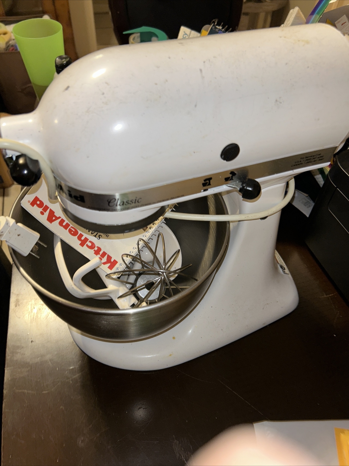 KitchenAid Classic Plus KSM75WH 4.5qt Tilt-Head Stand Mixer - White for ...