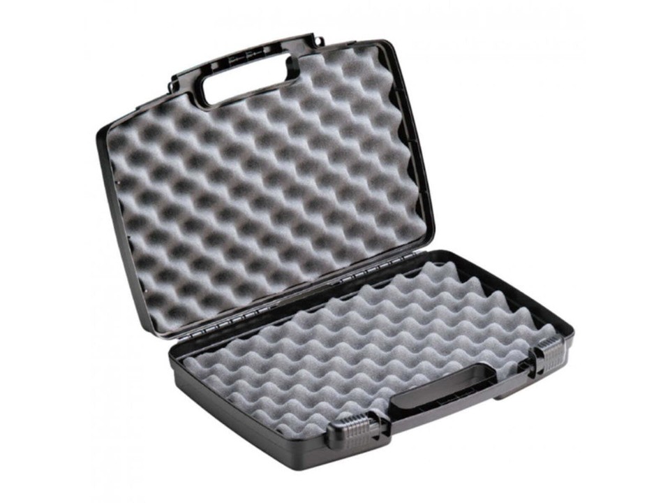 Black 17" Waterproof Plastic Pistol Case for Outdoor Gun Storage Safe ...