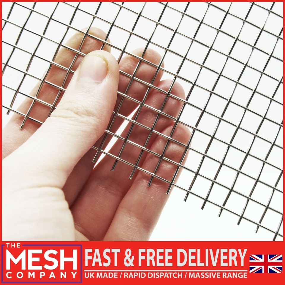 The Mesh Company SS304 Stainless Steel Woven Wire Mesh | 150 & 300mm ...