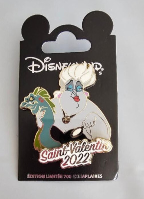 DISNEY PIN SAINT VALENTIN URSULA LITTLE MERMAID VALENTINE DOUBLE LAYER ...