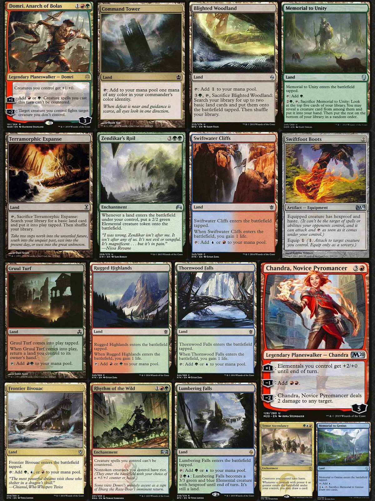 Omnath, Locus of the Roil Commander *Elemental Deck* RUG MTG Magic ...