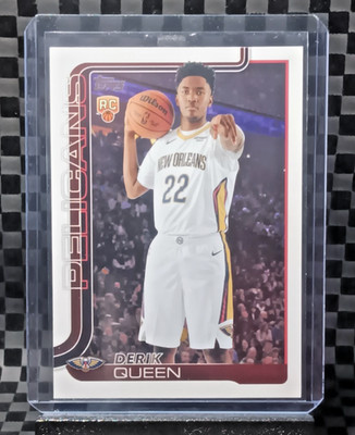 2025-26 Topps #213 Derik Queen Rookie Card New Orleans Pelicans | eBay