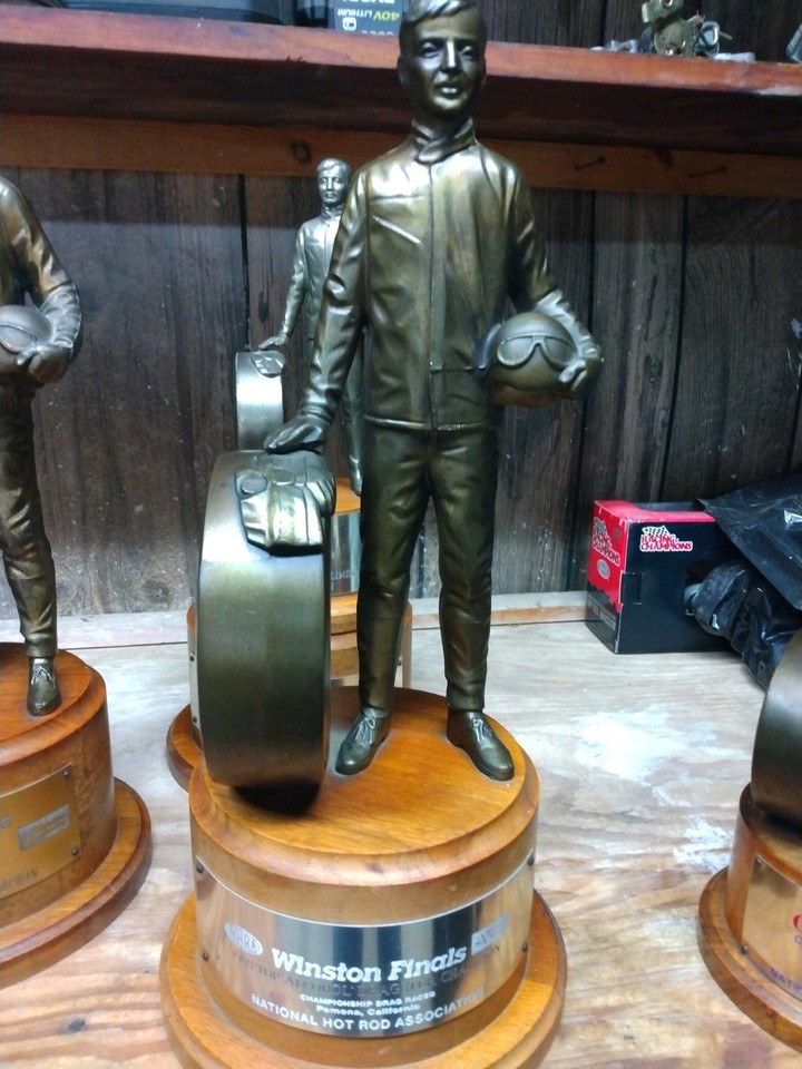 NHRA DIVISION CHAMPION 1987 Trophy TOP ALCOHOL DRAGSTER PACIFIC ...