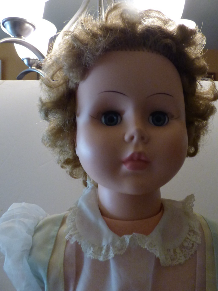 Nice Patti Play Pal Type 1960s Companion Doll Unmarked 35" Curly hair ...