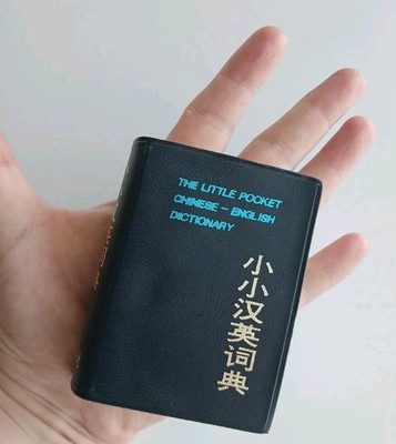 Chinese to English Littlest Pocket Dictionary - Leather Bound | eBay