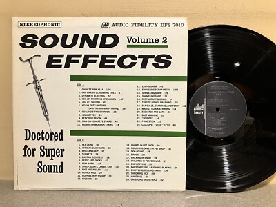 Sound Effects Volume 2 LP 1960 Audio Fidelity DFS 7010 VG+/EX | eBay