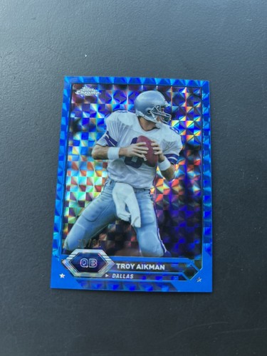 2023 Topps Composite - Topps Chrome Blue Geometric Refractor #29 Troy ...