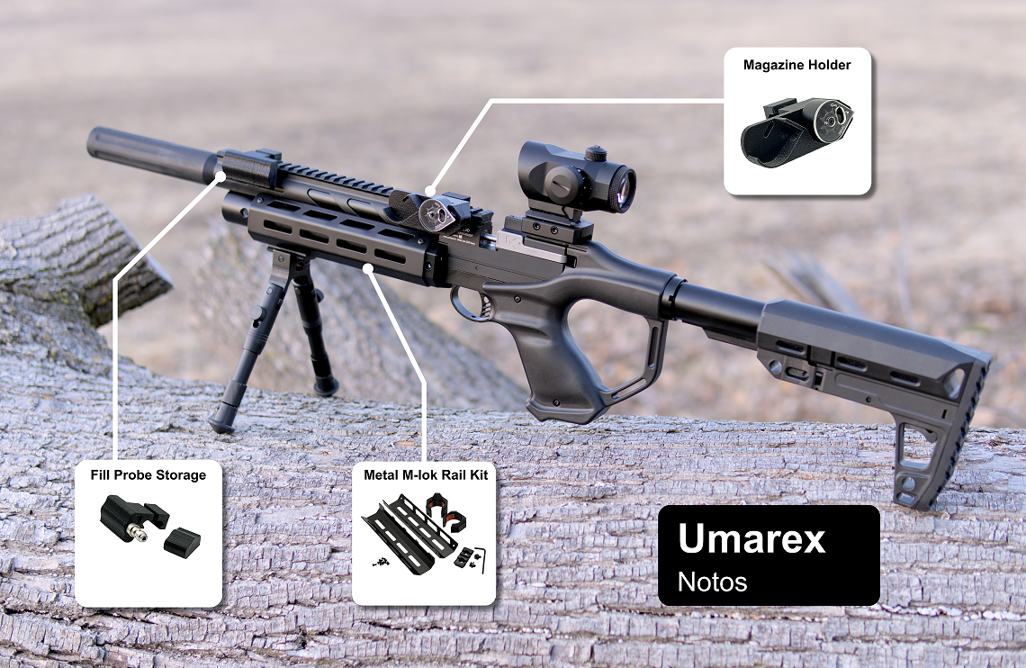 Umarex Notos Dual Magazine Holder Magnetic Pic Rail Mount | Evolve 3D ...