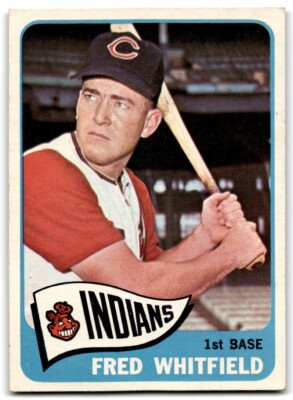 1965 Topps Fred Whitfield Cleveland Indians #283 | eBay
