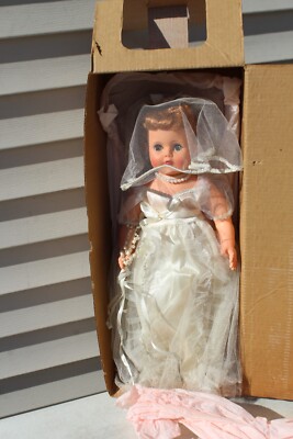 Vtg 1958 NASCO Wedding Doll Sleepy Eye 20.5" Original Box Condition ...