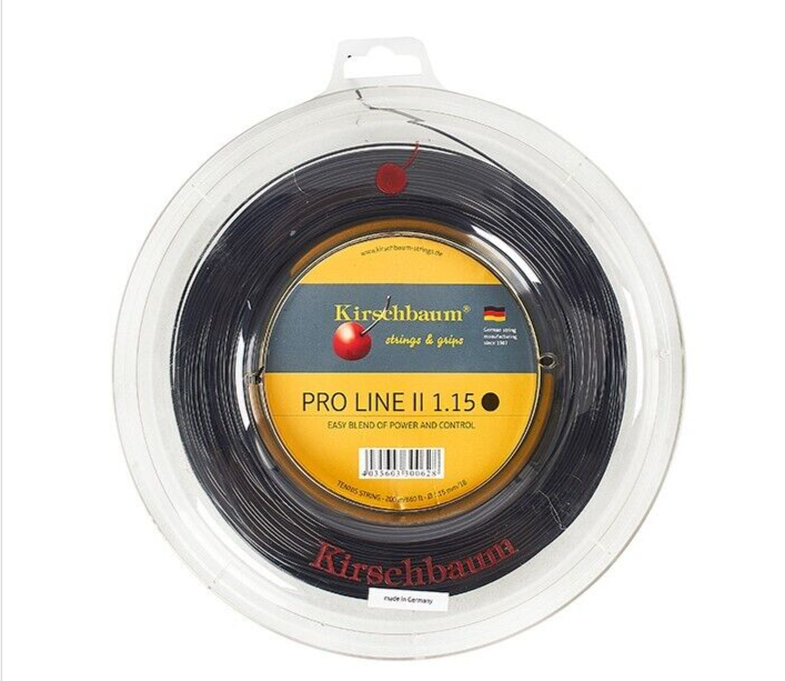 Kirschbaum Pro Line II 18 Gauge 1.15mm 200m 660' Tennis String Reel ...