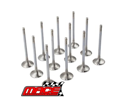 12 X STAINLESS STEEL INTAKE VALVE FOR FORD FALCON BA BARRA 182 240T E ...
