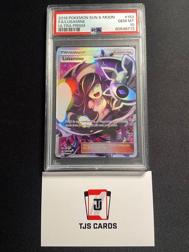 Lusamine - PSA 10 - Ultra Prism 153/156 - Pokemon | eBay