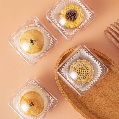 Party DIY Dessert Packaging Egg Yolk Crisp Packaging Plastic Box ...