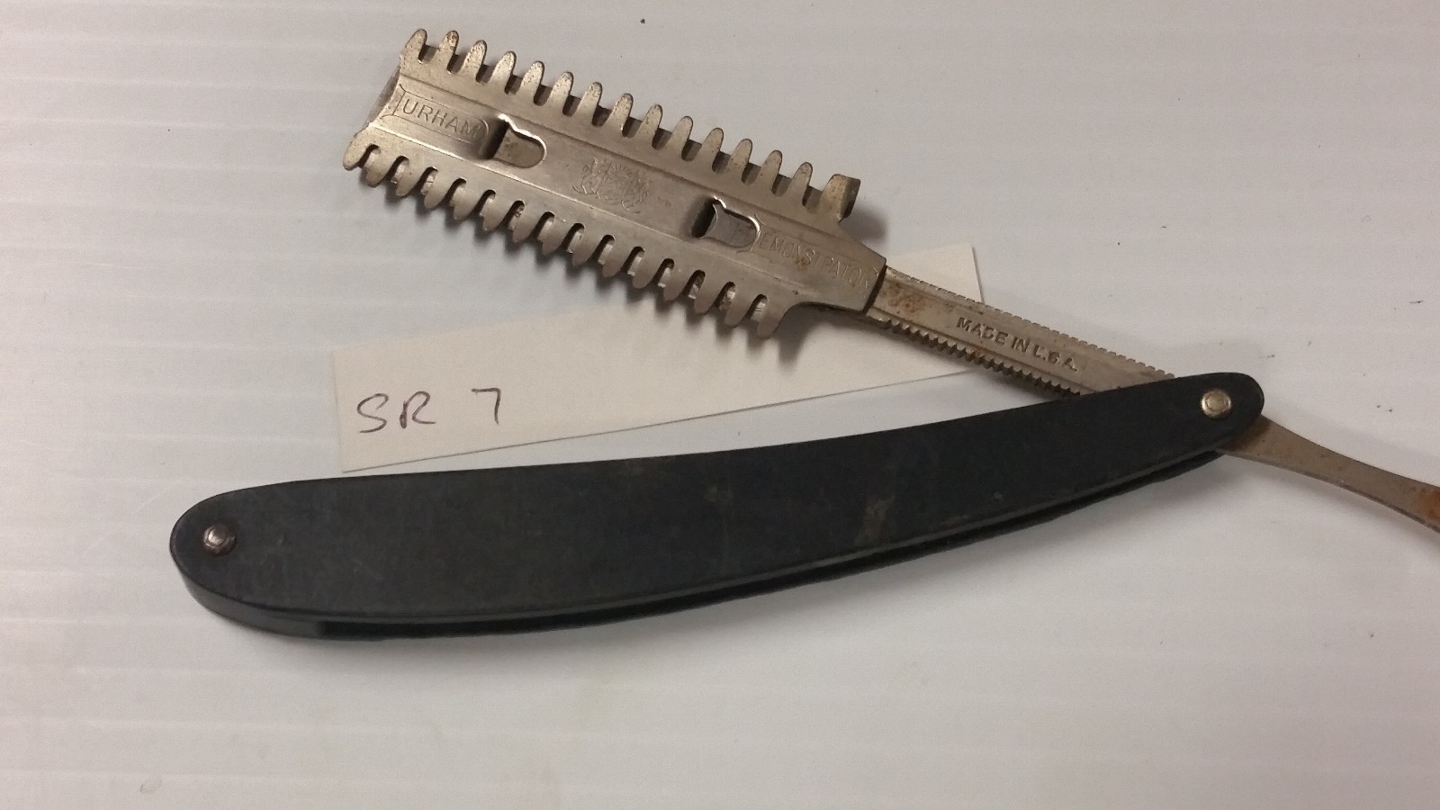 Vintage Durham Demonstrator Duplex Hair Trimmer Blade Razor (SR7/B3) | eBay