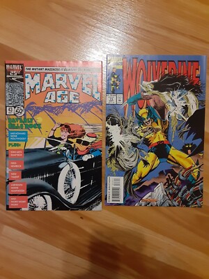 Marvel Age 43 Wolverine 73 Comic lot | eBay