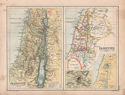 Other - Victorian Map Palestine