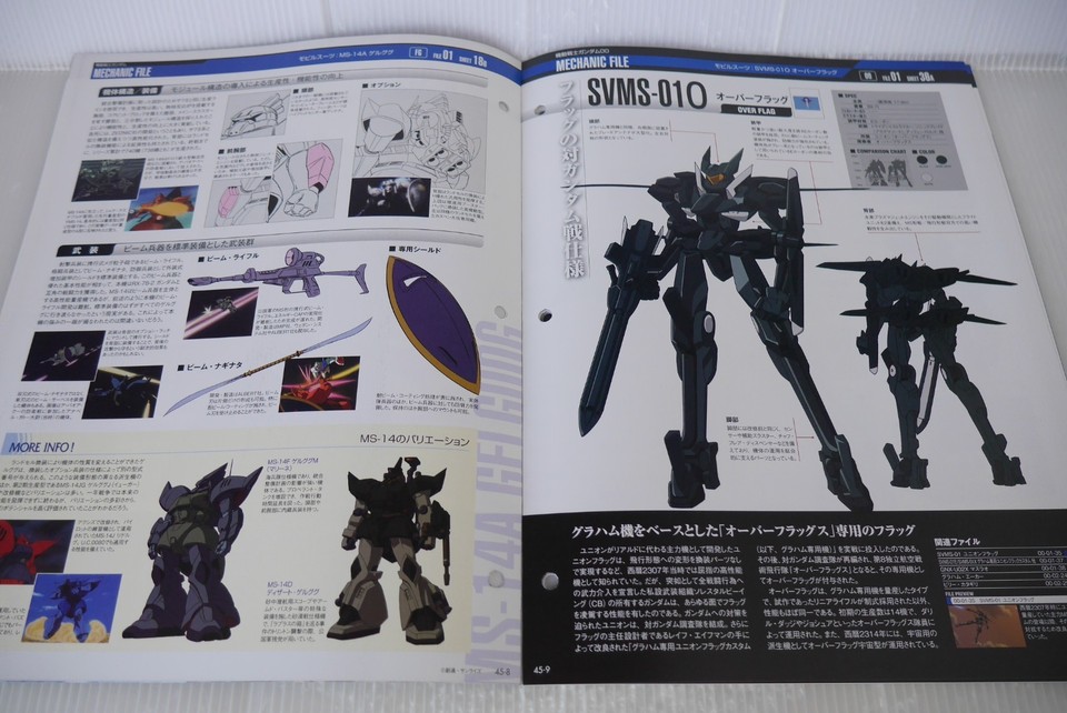 Weekly Gundam Perfect File: Official Gundam Perfect File No.45 "MS-06F ...