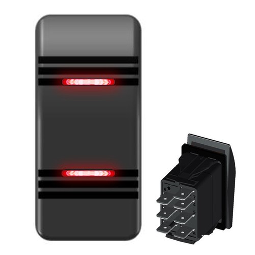 7Pin Momentary Rocker Switch (On) Off (On) Car-ling Rocker Switches ...