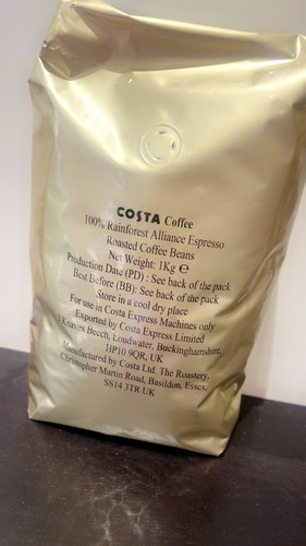 Costa Coffee Beans 1kg Espresso - Original Product - Best Before Date ...