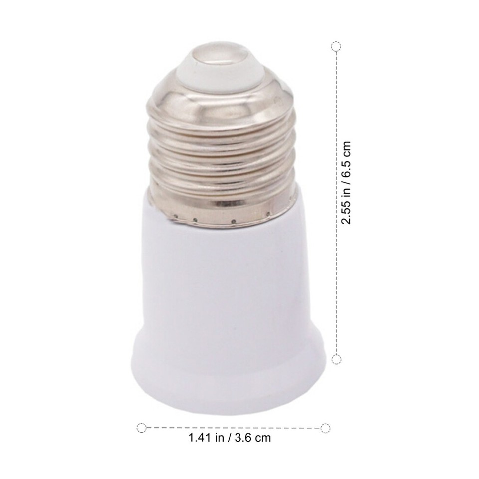 10 Pcs E27 Bulb Extension Adapter Bulb Socket Extender E12 E22 Adapter ...
