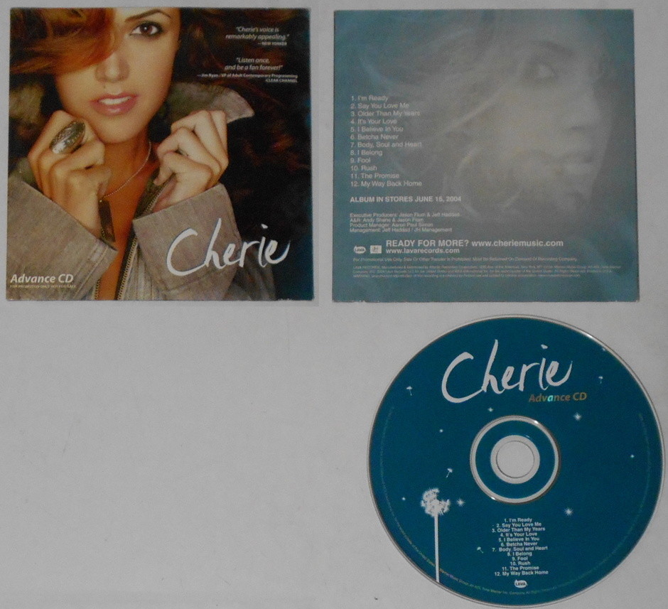 Cherie 2004 U.S. promo cd card cover | eBay