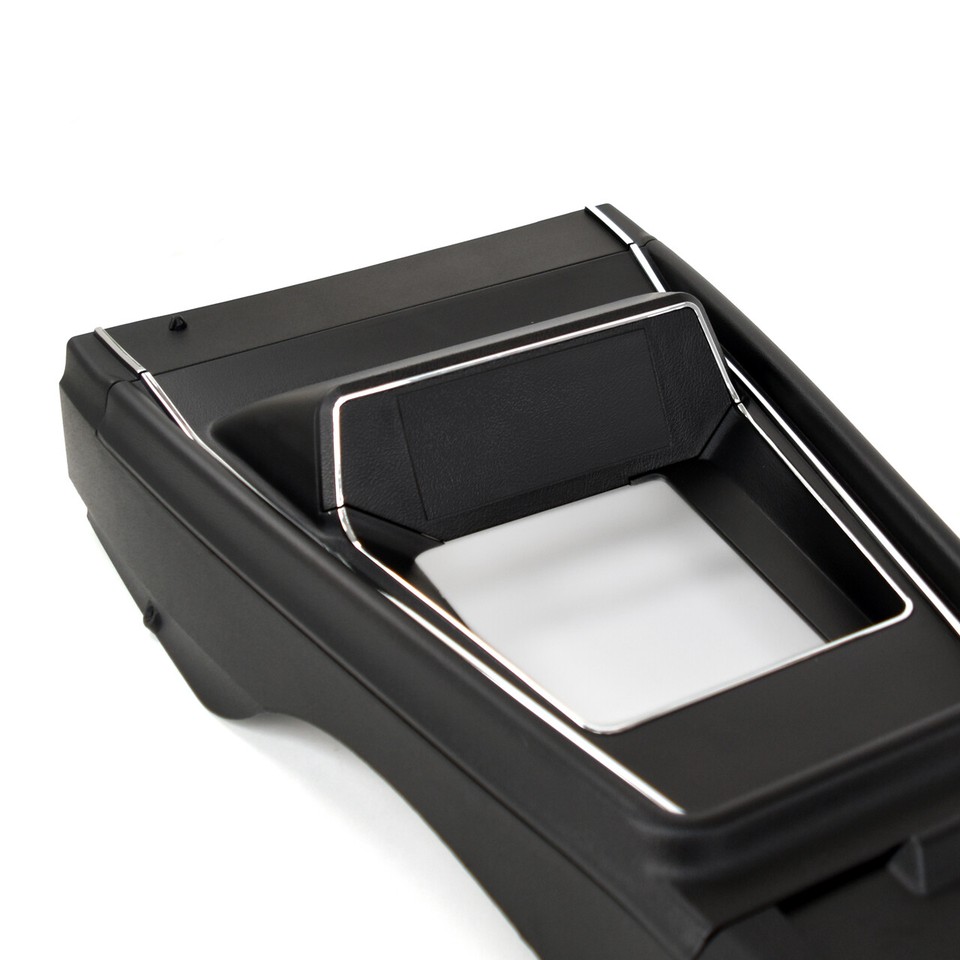 71 72 73 Ford Mustang Console Assembly, Manual or Auto, Black w/o Clock ...