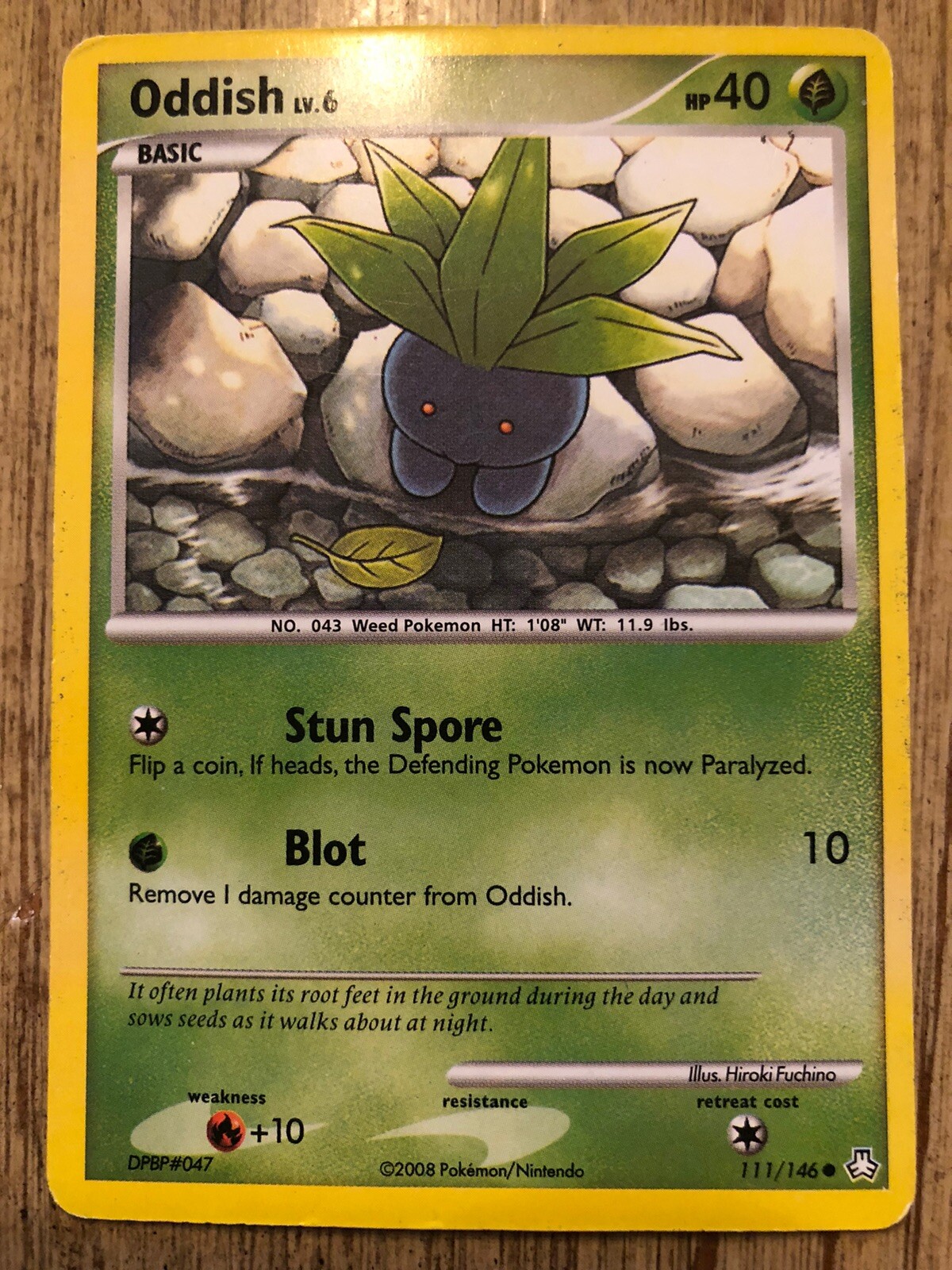 Oddish Pokemon Card - Printable Cards