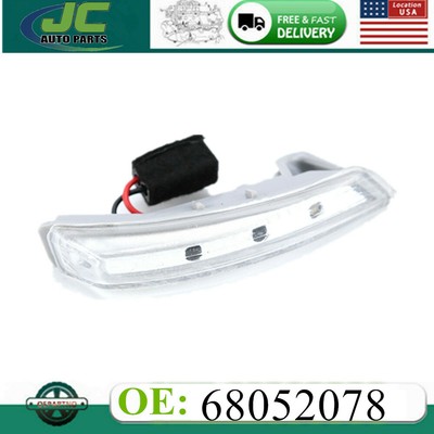 🔥68052078AA Passager Right Mirror Turn Signal Light For Chrysler Town ...