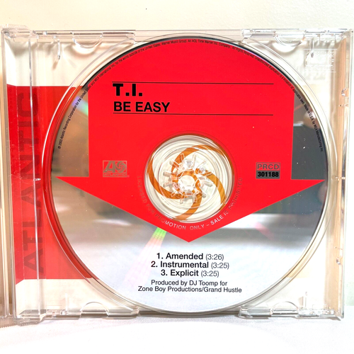 T.I.: BE EASY (2003) CD Promo Single - Hip-Hop, Rap | eBay