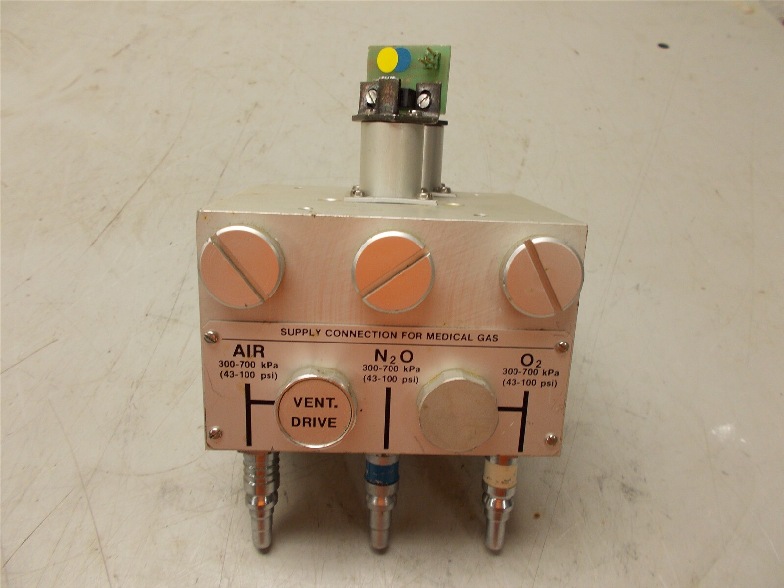 Datex Ohmeda Vent. Drive Supply Connection For Medical Gas | eBay