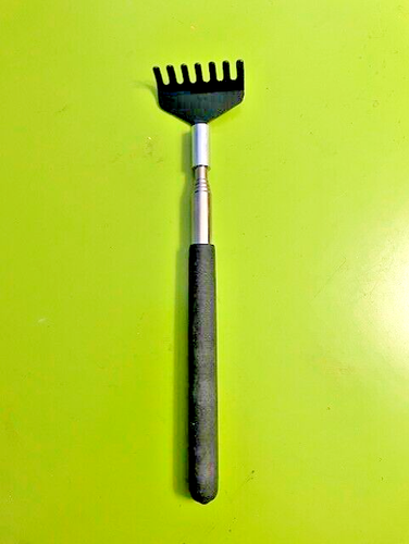 Rake Claw Telescoping Back Scratcher. 27 Inches Fully Extended. Black ...