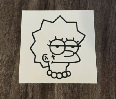 The Simpsons LISA SIMPSON Gangster COMIC CON NYCC PROMO TAT Temporary ...