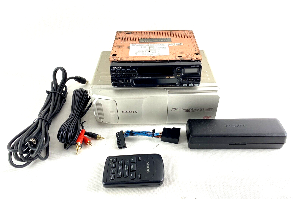 1990s High-End Sony XR-U800RDS Gold Edition Car Cassette 1990s High-End Sony XR-U800RDS Gold Edition Car Cassette