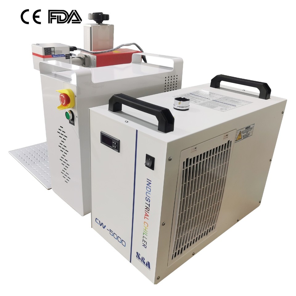 JPT UV 355nm 15W UV Laser Glass Engraver Machine Crystal Arylic Glasse ...