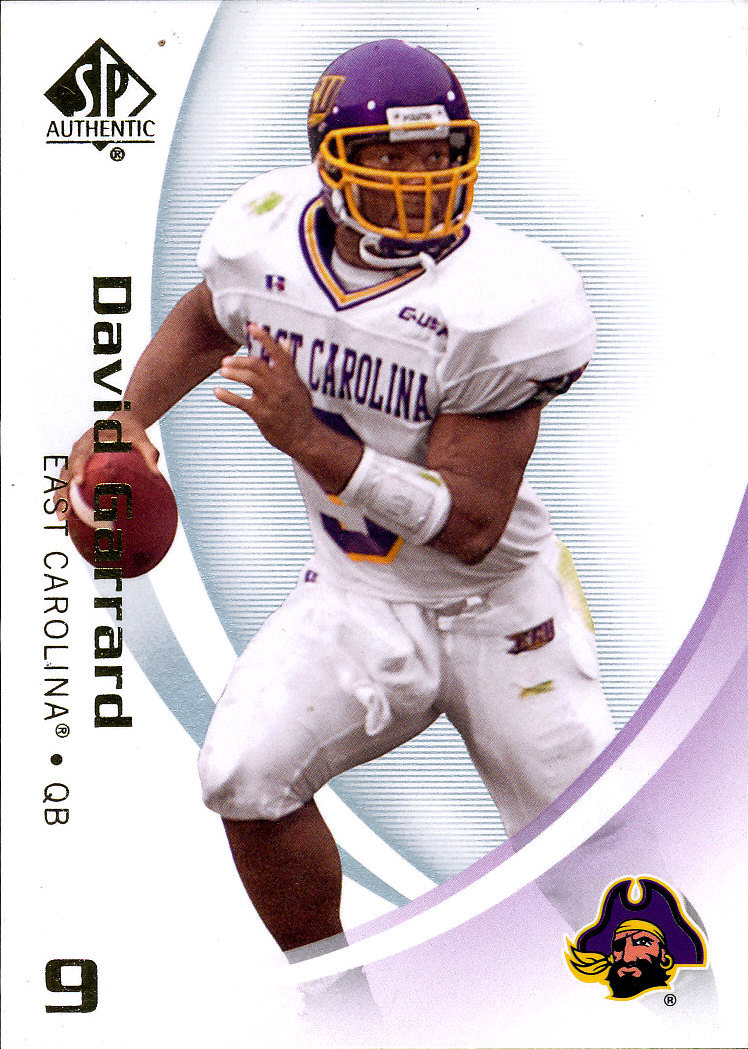 SP-AUTHENTIC David Garrard JAGUARS JETS ECU Pirates | eBay