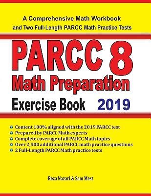PARCC 8 Math Preparation Exercise Book: A Comprehensive Math Work by ...