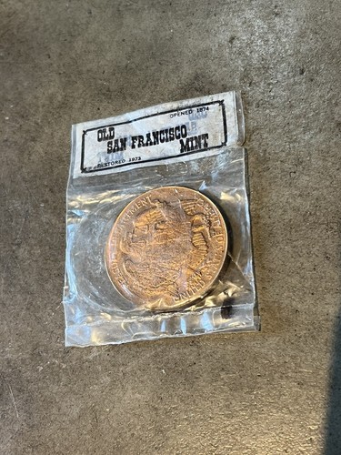 1874-1937 Treasury Department San Francisco Mint Challenge Coin Token ...