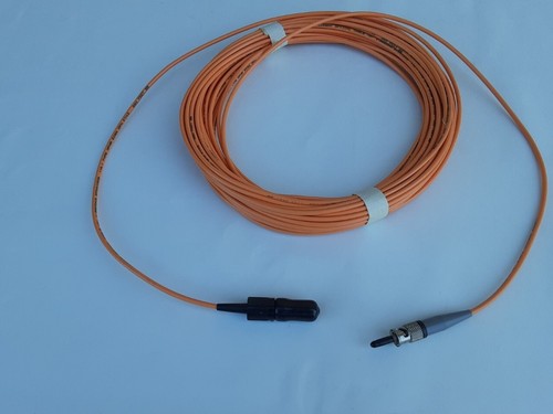 US MADE 15M BICONIC to ST Multimode fiber optic cable. | eBay