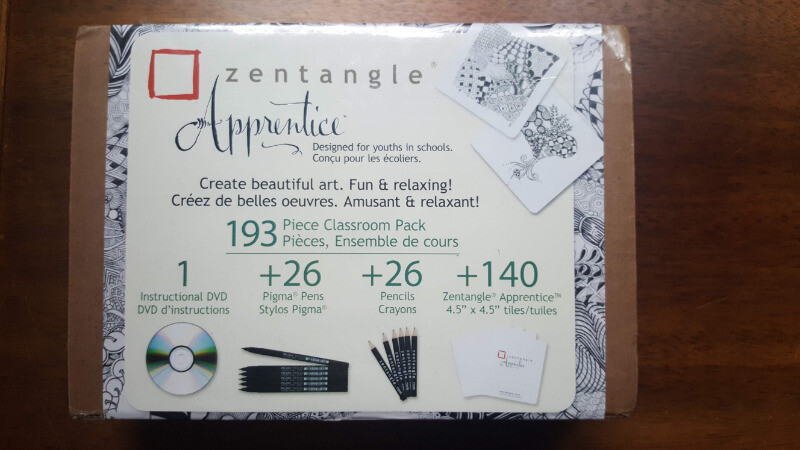 Zentangle Apprentice Classroom tool kit, with pens, pencils and DVD ...