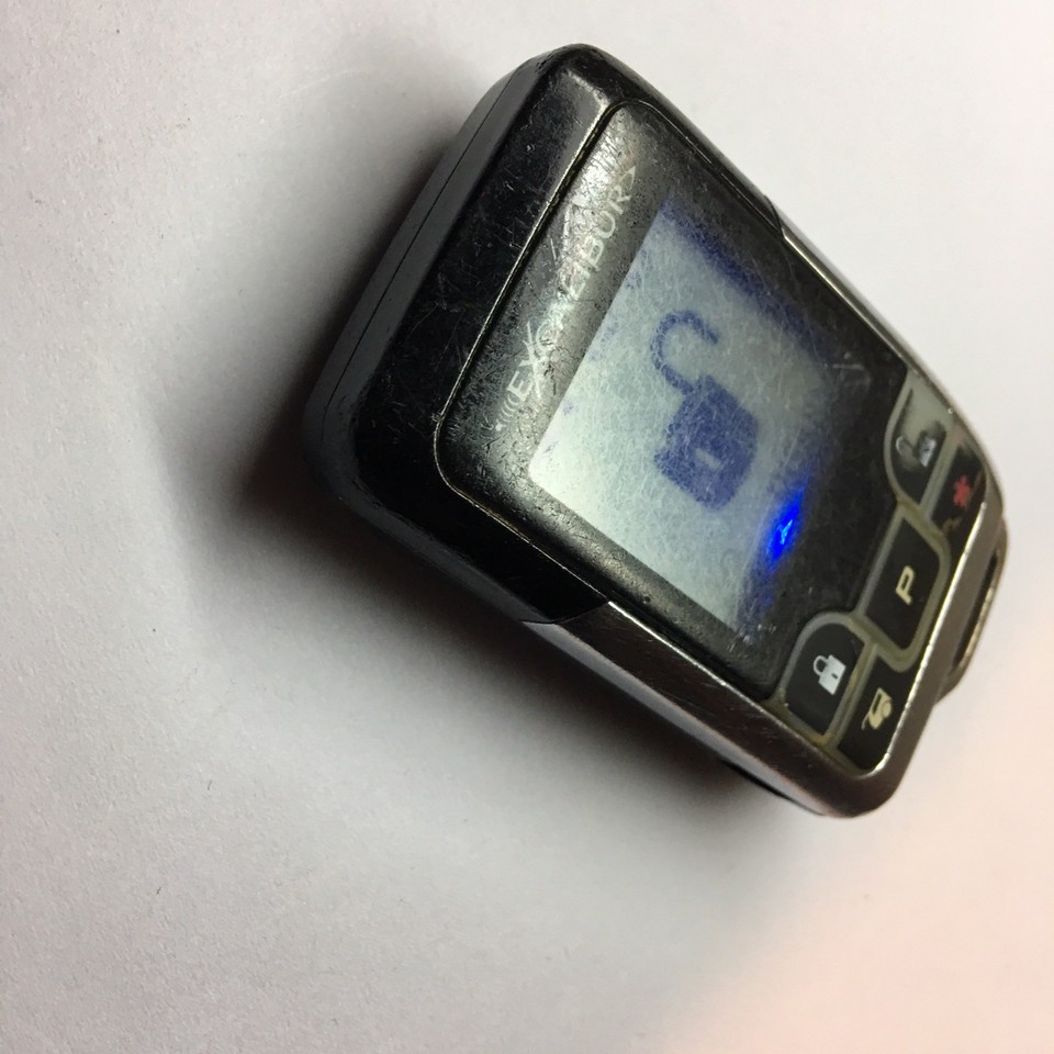 EXCALIBUR REMOTE FCC ID ELVNTRMB KEY FOB OMEGA # 158 2WAY LCD AL-185X ...