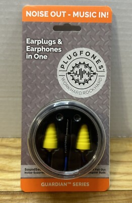 Plugfones Guardian Earplugs & Earbuds in One - SoundSeal Noise ...