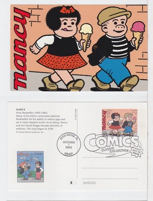 TurtlesTradingPost- Nancy & Sluggo- Comic Strips 1995- #UX235 FDC ...