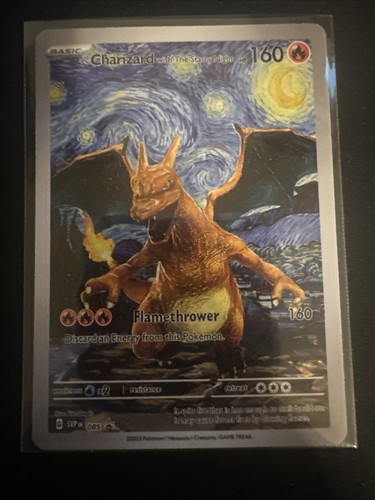 Charizard Starry Night Van Gogh Beautiful Moon ACG ART CARD | eBay