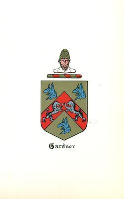 *Great Coat of Arms Gardner Family Crest genealogy, would look great ...