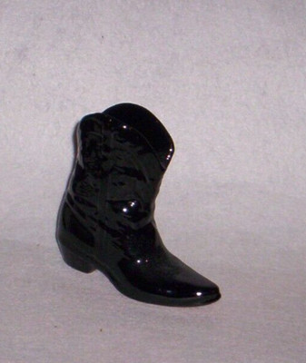 Black Frankoma Pottery Cowboy Boot | eBay